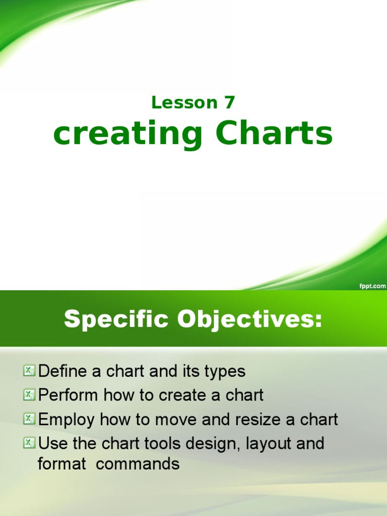Lesson 7 Creating Charts | PDF | Chart | Page Layout