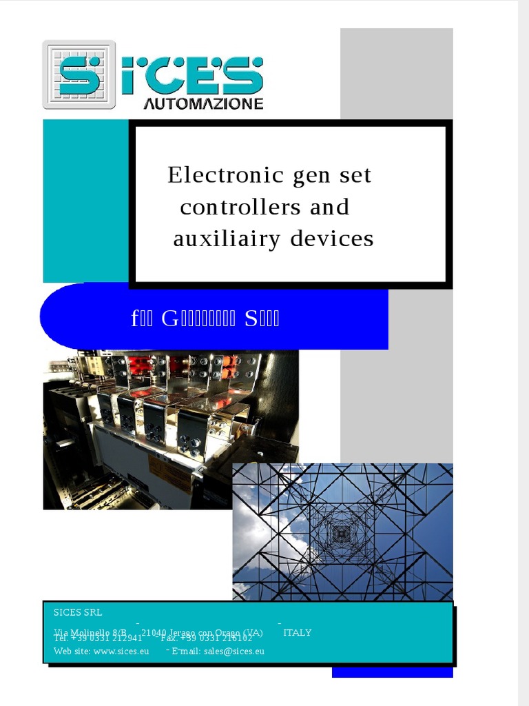 Electronic Gen Set Controllers and Auxiliairy Devices | Download Free ...