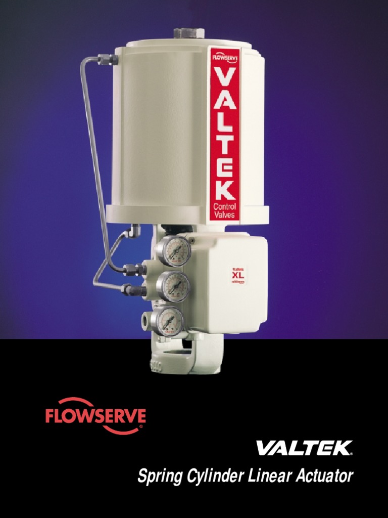 Actuador Lineal Valtek | PDF | Valve | Actuator