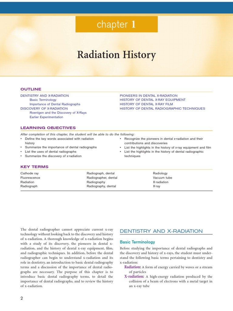 A Brief History of Dental Radiography: From Discovery to Modern ...