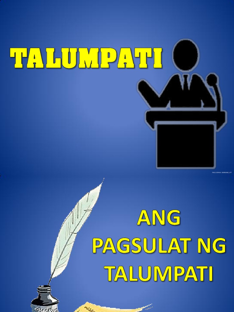Talumpati PDF | PDF