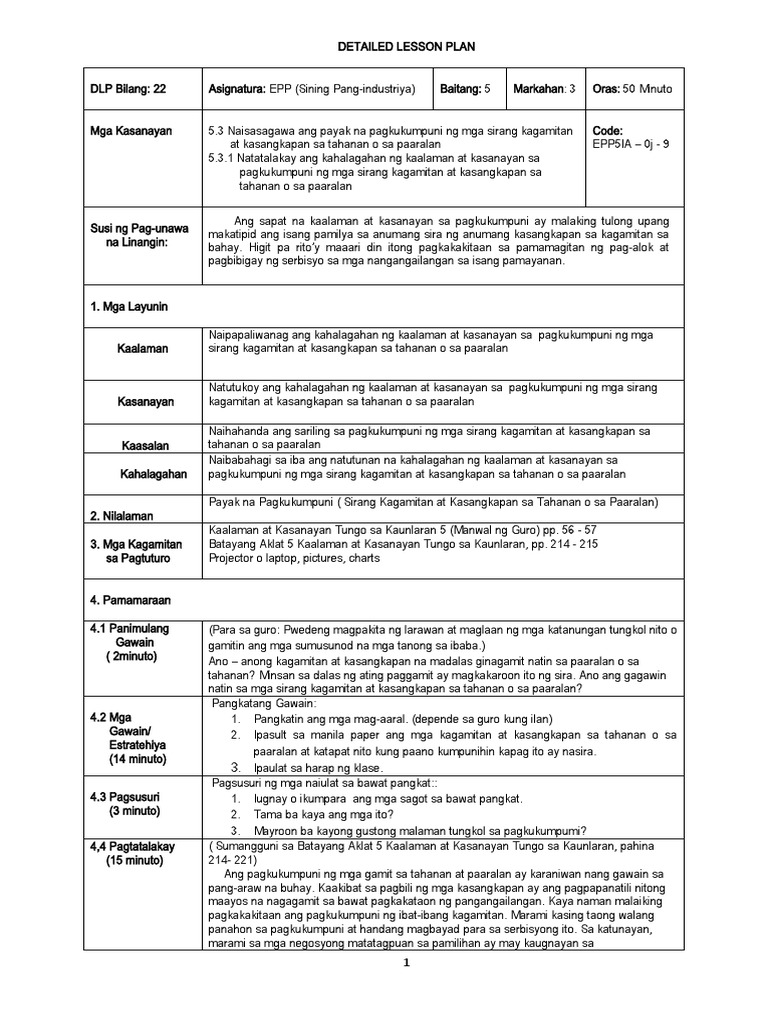 Epp Q3 DLP 22 | PDF