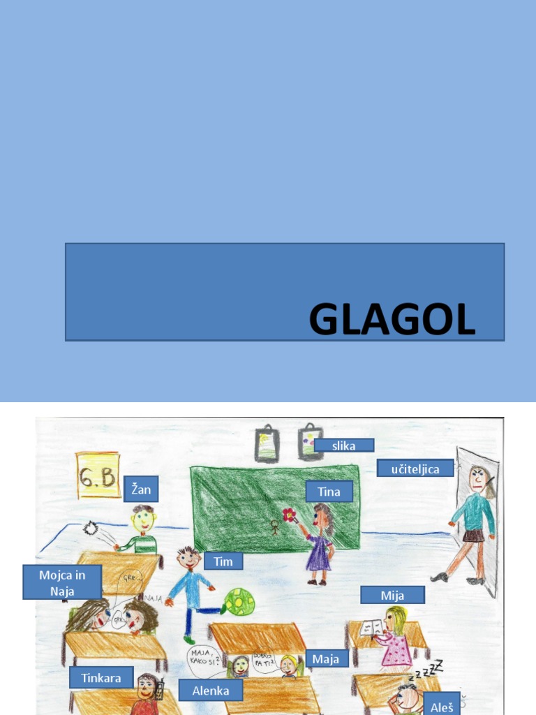 Od Glasov Do Knjiznih Svetov 6 - Glagol | PDF