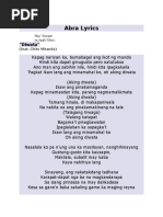 Diwata - Lyrics | PDF