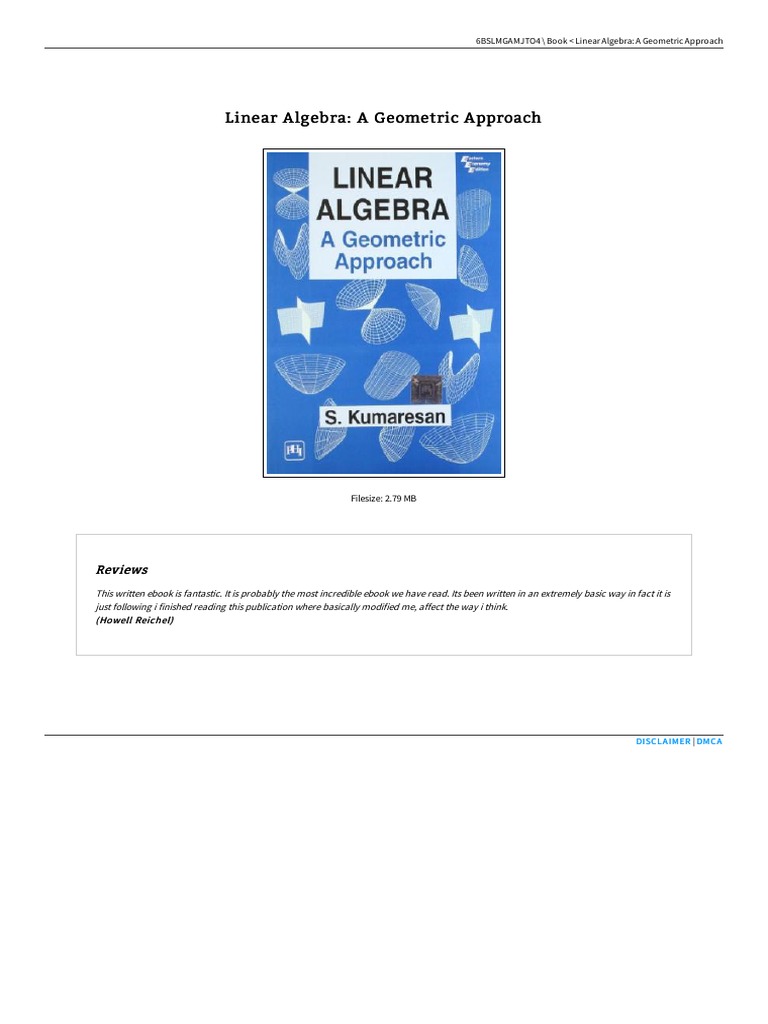 Linear Algebra: A Geometric Approach Linear Algebra: A Geometric ...