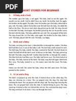 25 Best Short Animal Stories For Kids With Morals | PDF | Cats | The ...