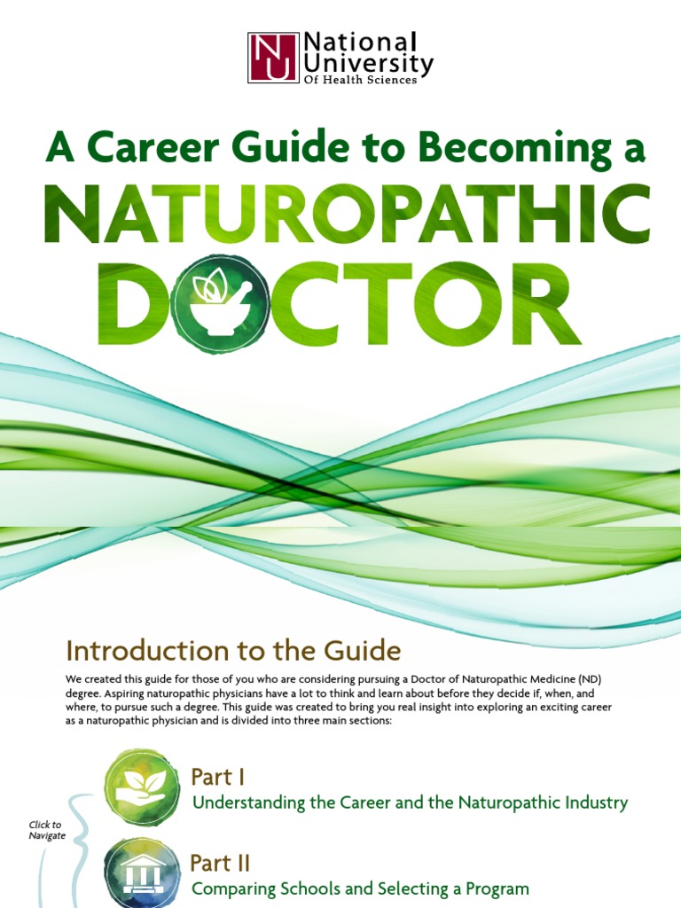 A Career Guide To Becoming A Naturopathic Doctor-1 PDF | PDF ...