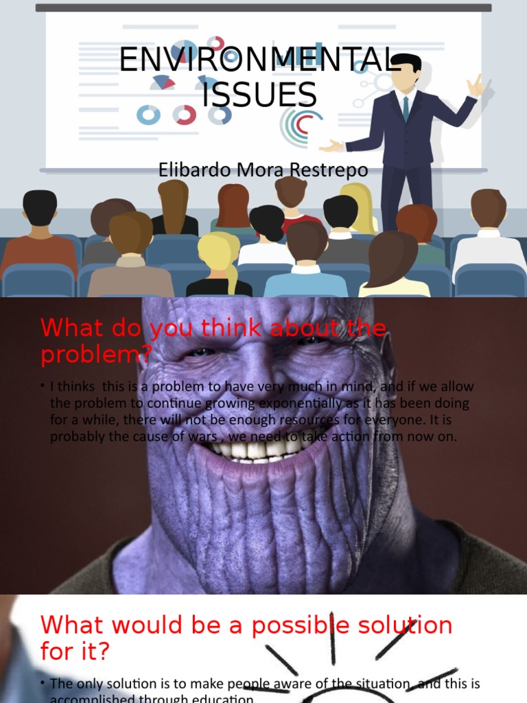 Environmental Issues: Elibardo Mora Restrepo | PDF