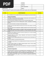 FSSAI Checklist - General Manufacturing | PDF | Hygiene | Food Safety