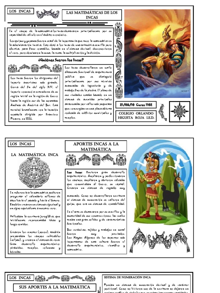 Las Matemáticas en El Tiempo de Los Incas | PDF | Imperio Inca | Science