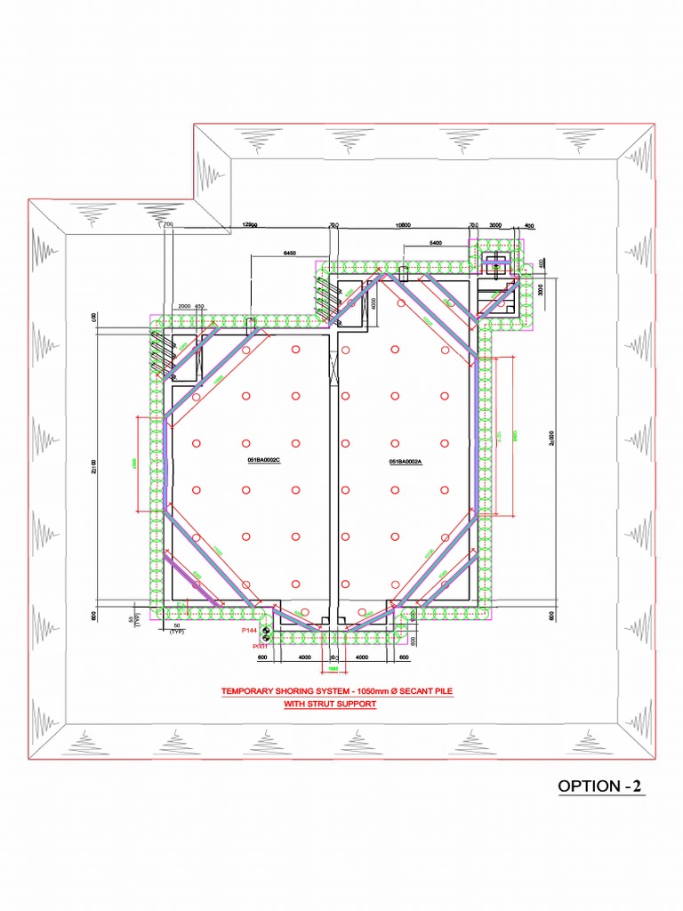 Secant Pile Layout | PDF