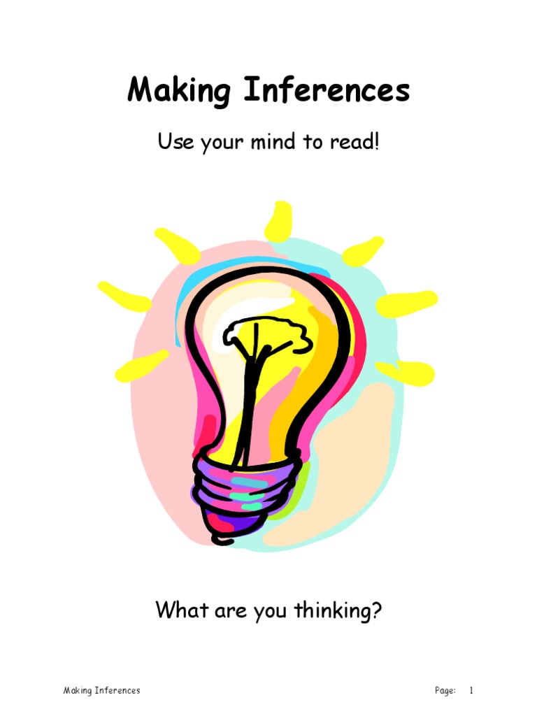 Unit of Study - Making Inferences | PDF | Picture Book | Lesson Plan