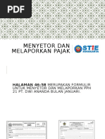 Formulir SPT Masa Unifikasi Excel | PDF