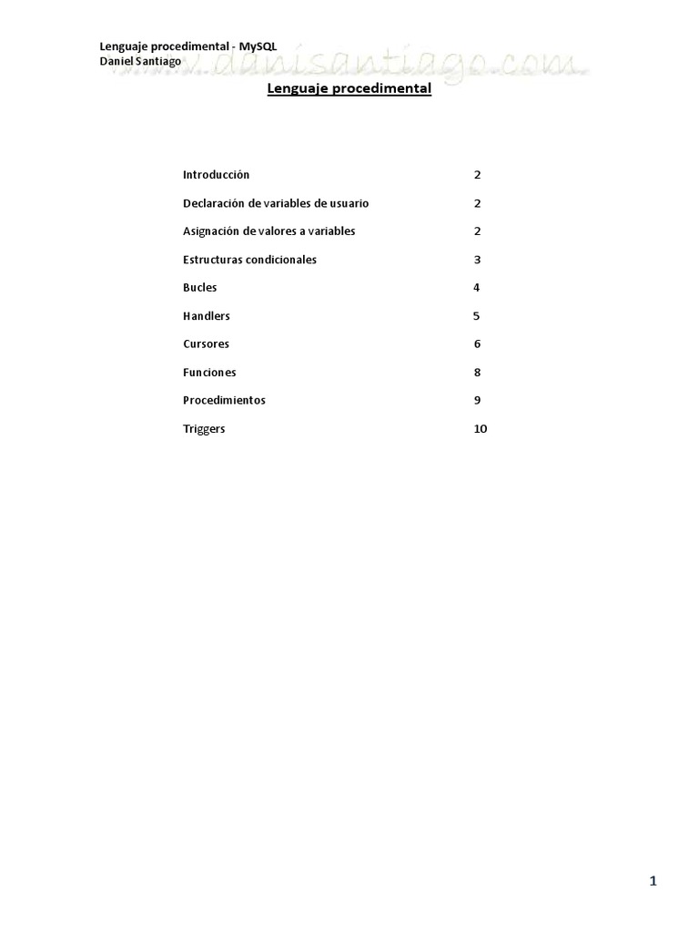 Lenguaje Procedimental - PL | Descargar gratis PDF | Lenguaje de ...