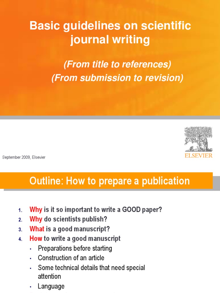Basic Guidelines On Scientific Journal Writing | PDF | Abstract ...