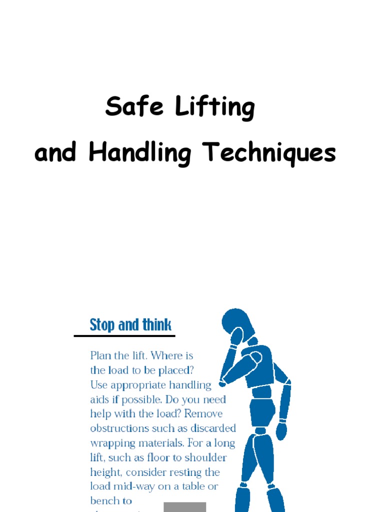 Manual Handling | PDF