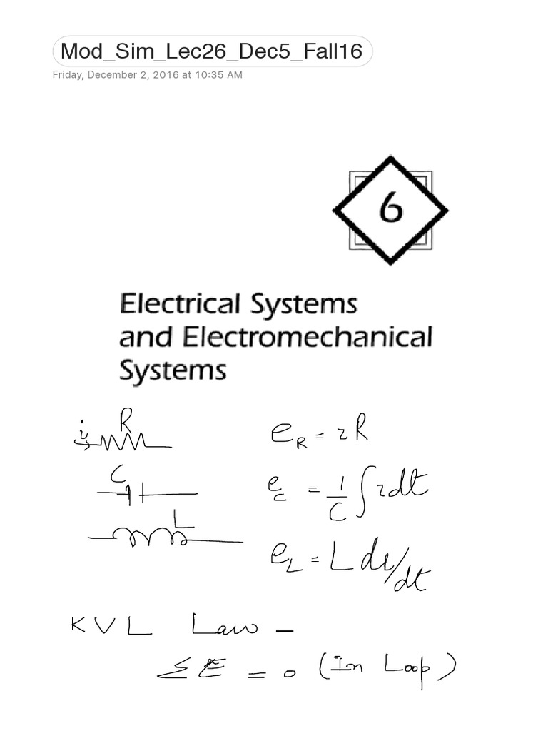Mod Sim Lec26 Dec5 Fall16 | PDF