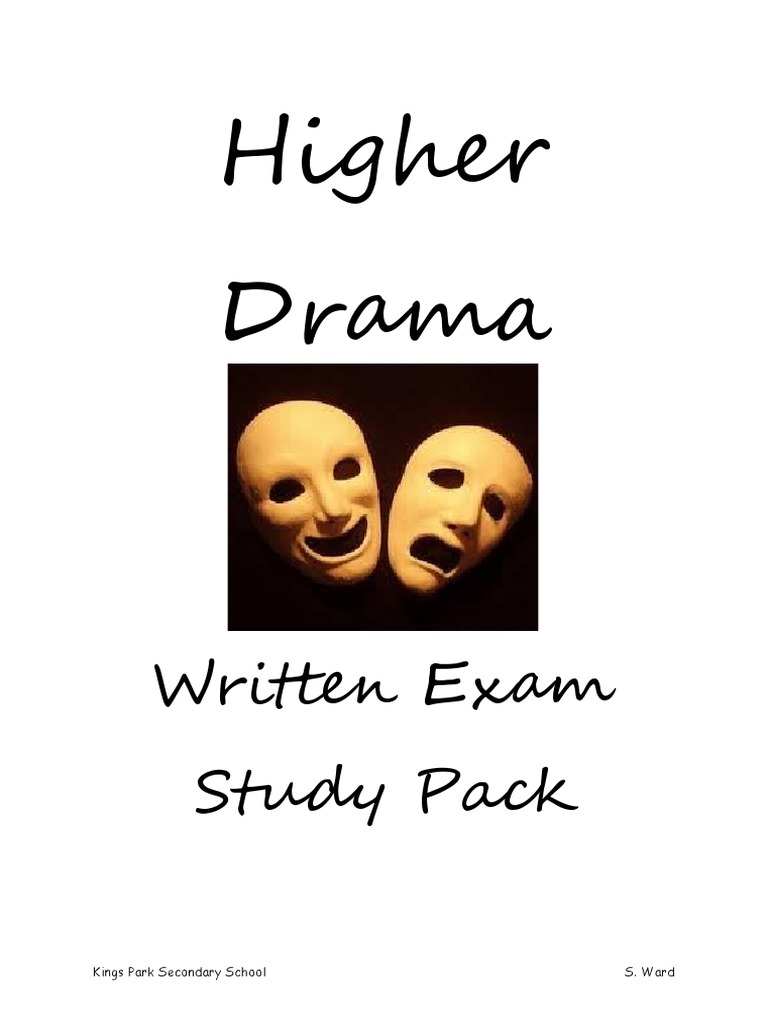 Higher Drama: Written Exam Study Pack | PDF | Play (Theatre) | Hamlet