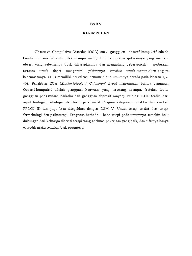 Memahami Gangguan Obsesif-Kompulsif | PDF | Pengembangan Diri