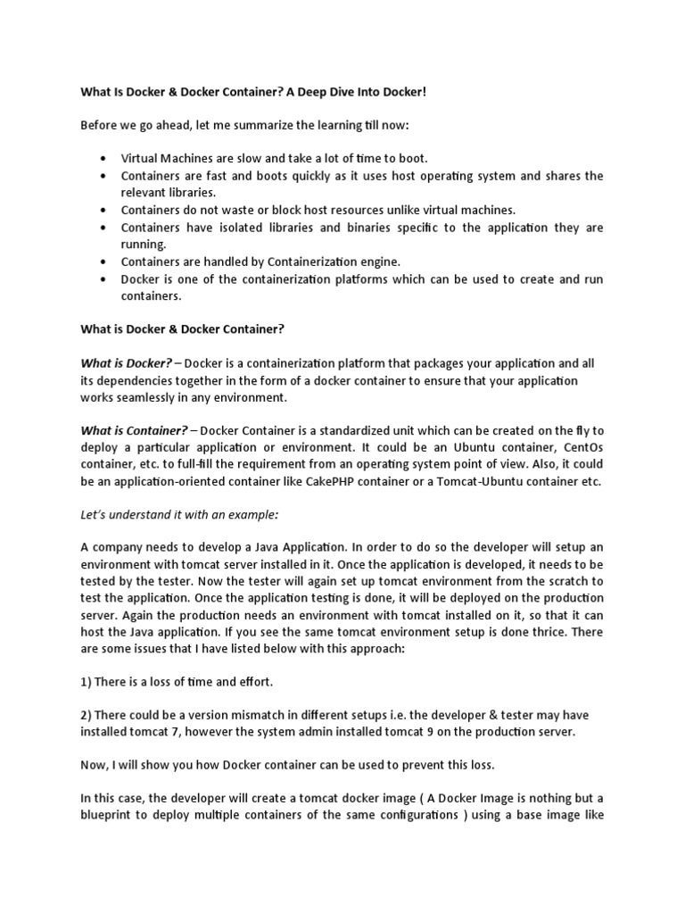 Docker Lecture No 2 Pdf Virtual Machine Operating System