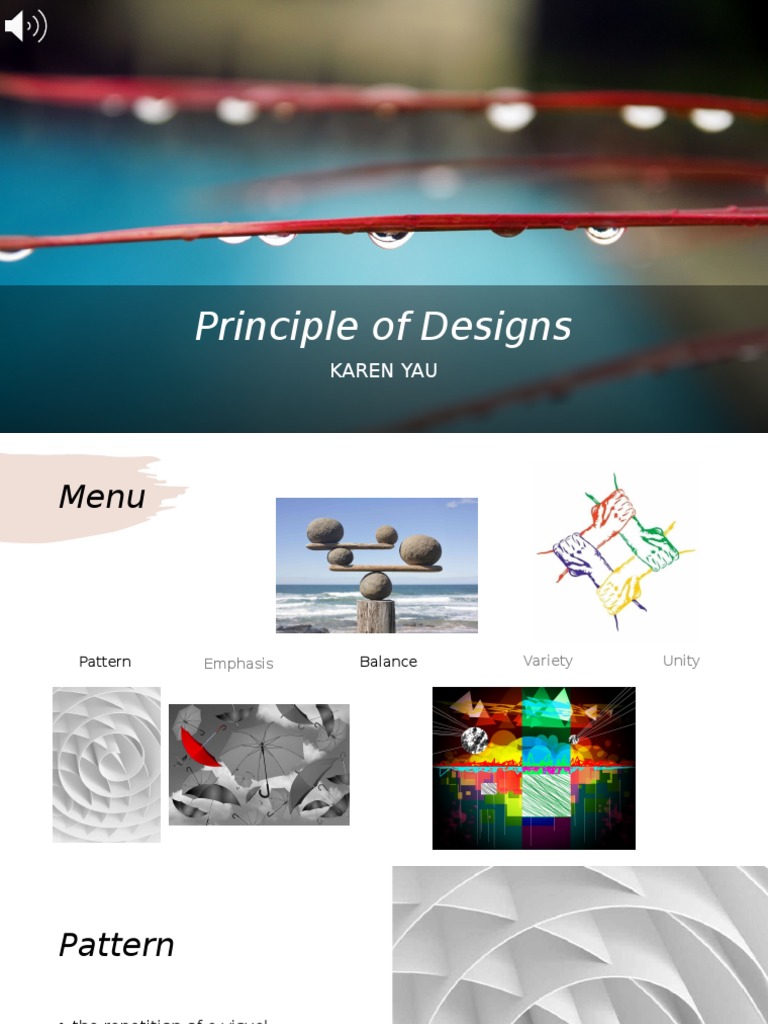 Design Principles | Download Free PDF | Pattern | Art Media