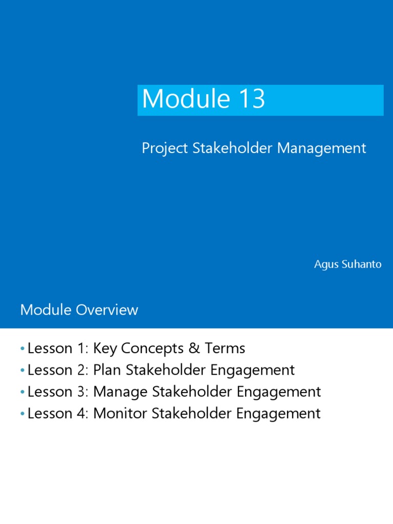 Project Stakeholder Management - PMBOK6 | Download Free PDF ...