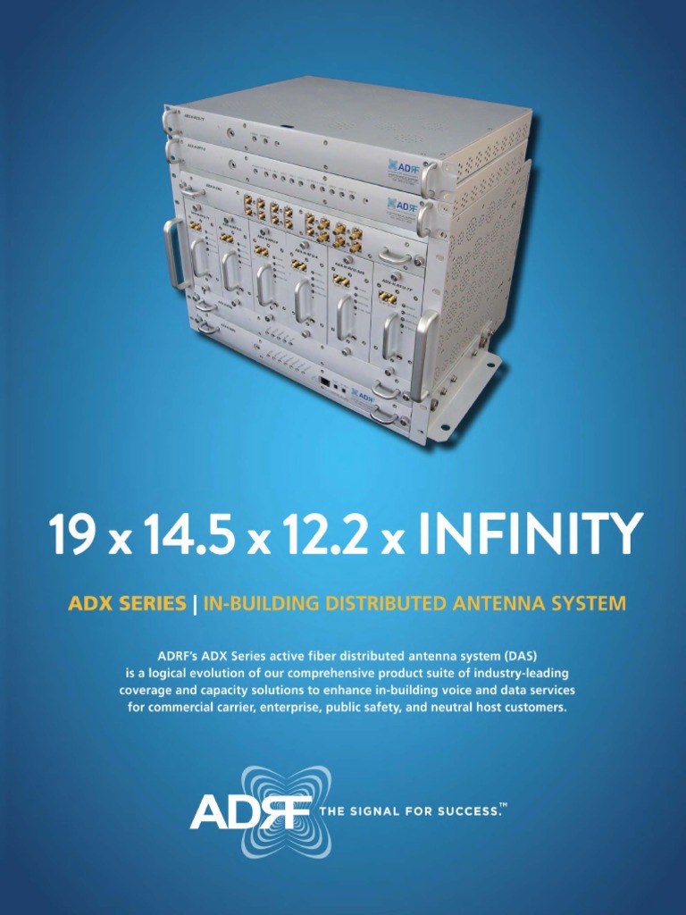 ADRF SPecADX - DAS - Brochure | PDF | Wireless | Wi Fi