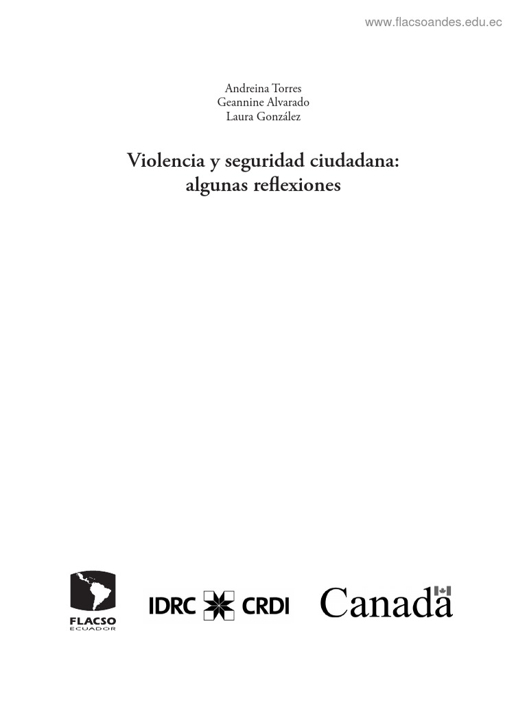 LFLACSO Torres 130595 PUBCOM | PDF | Ecuador | Gobernancia