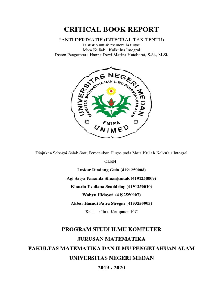 CBR Kalkulus Integral Psik C 2019 | PDF