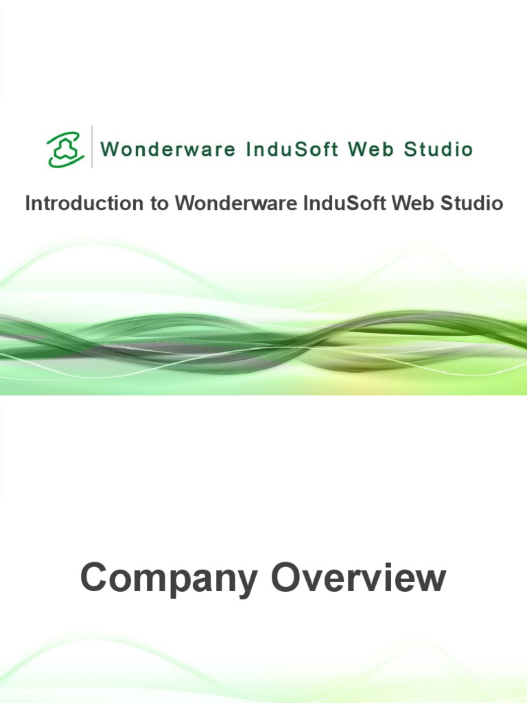 Introduction To Wonderware InduSoft Web Studio | PDF | Microsoft Windows | Application ...