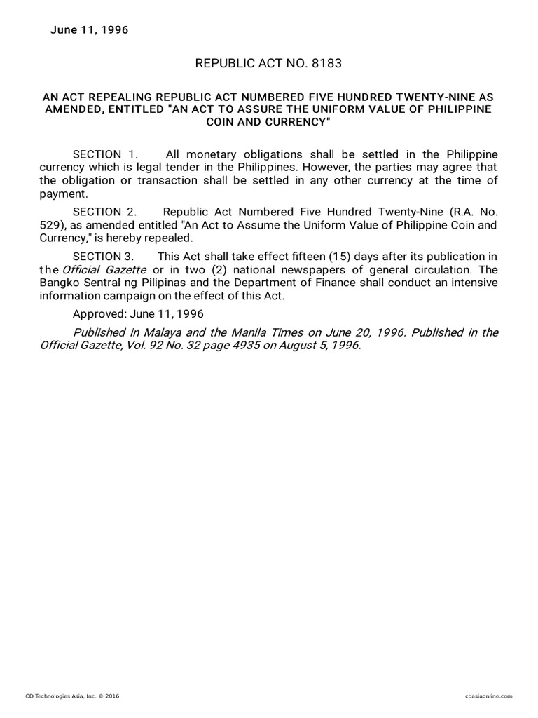 E2 Ra 8183 PDF | PDF