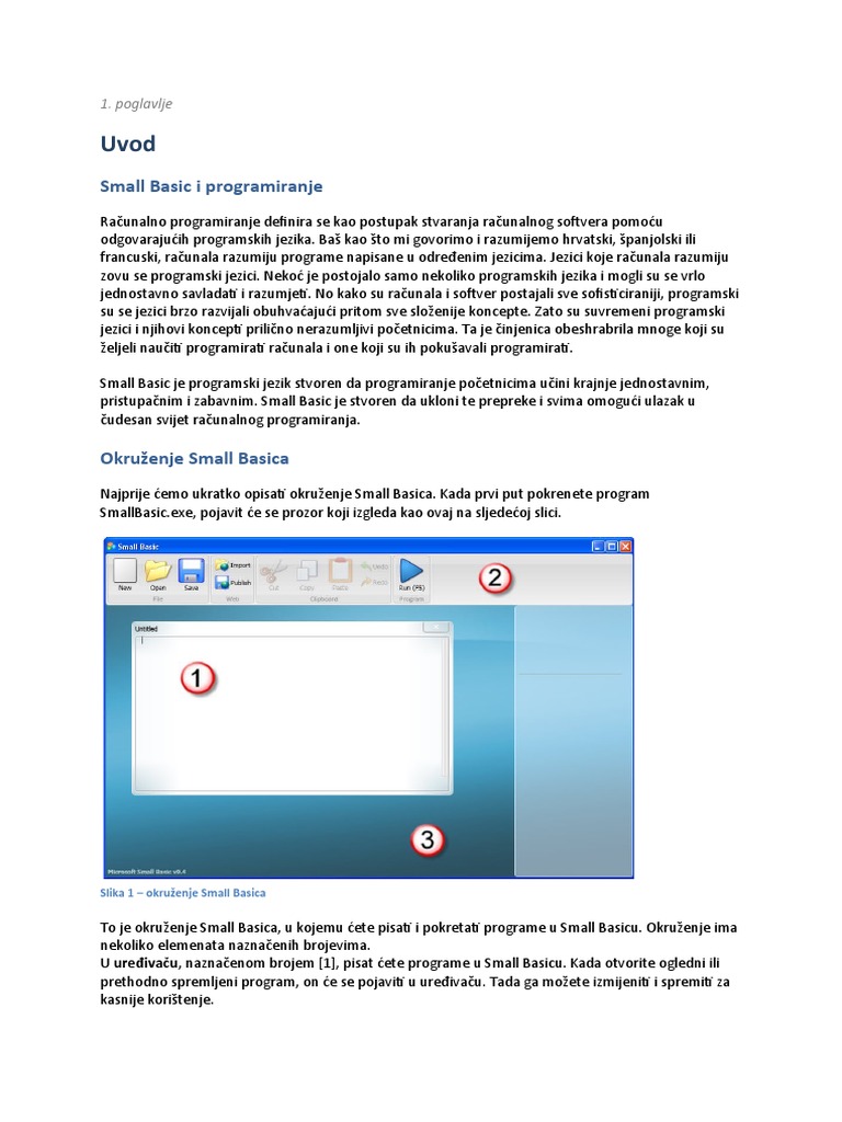 Small Basic | PDF