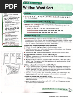 WTW Primary Spelling Inventory | PDF | Orthography | Linguistics