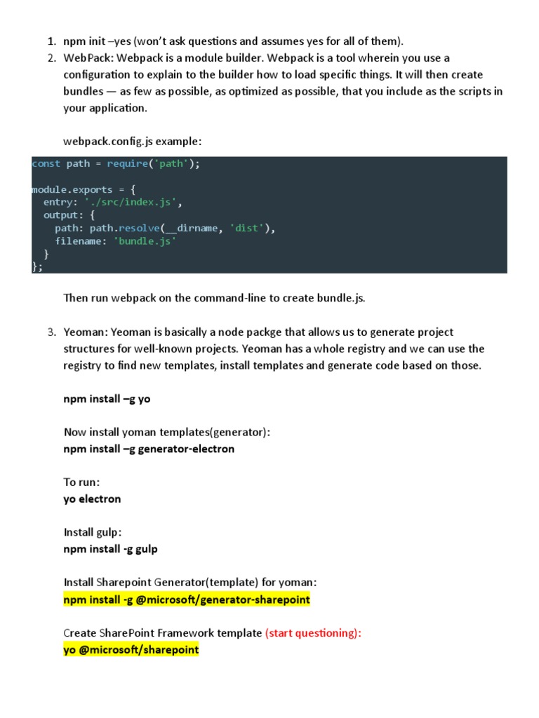 An Introduction To Creating Web Parts And Deploying Solutions Using Sharepoint Framework Spfx