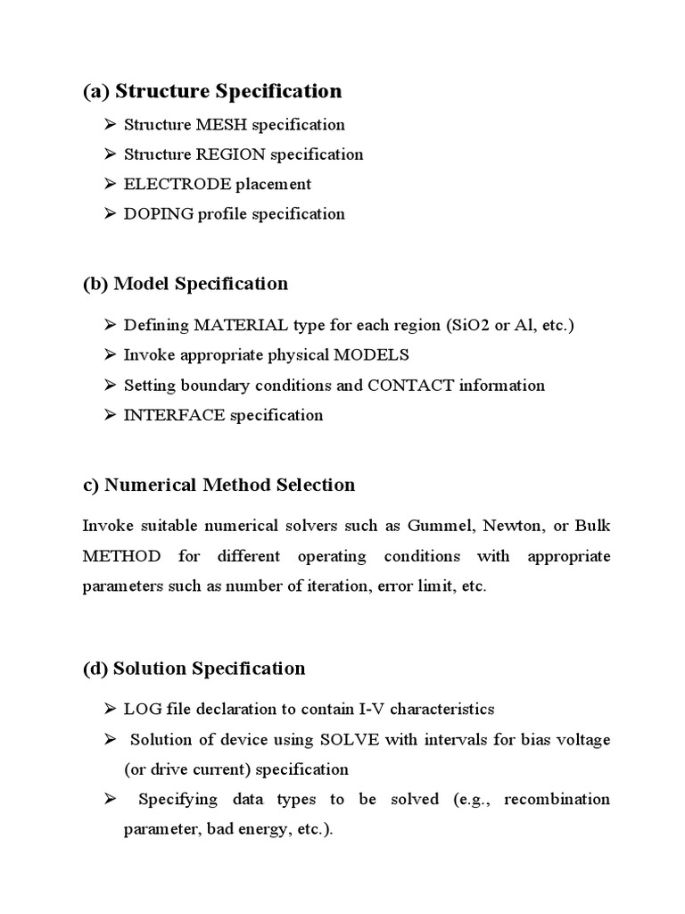 (A) Structure Specification | PDF