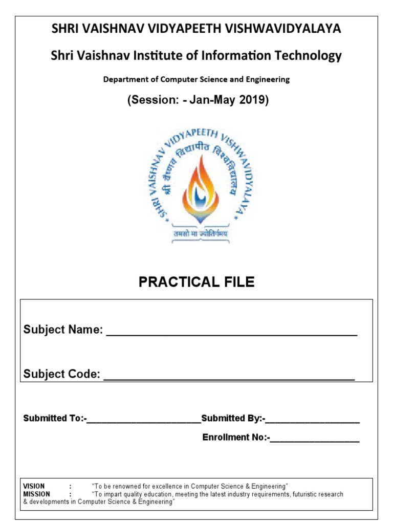 SVVV Cover Page For Nov-Dec | PDF