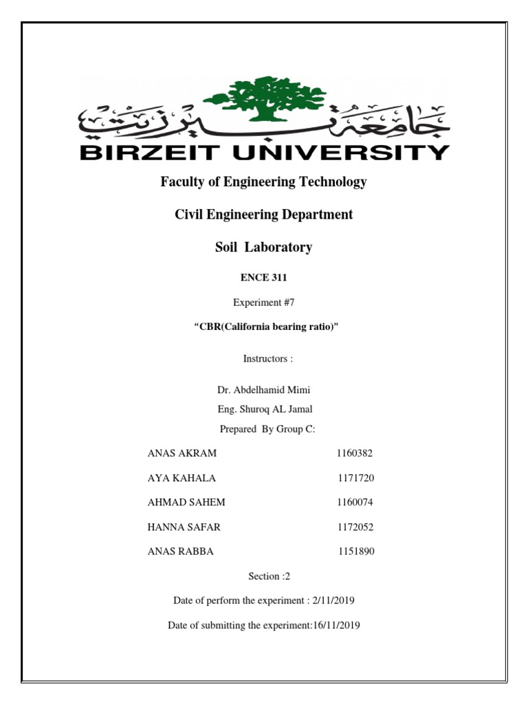 Cbr Test 2 Pdf Pdf Civil Engineering Engineering