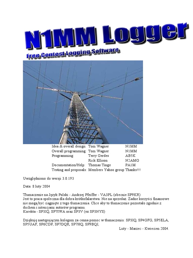 Polski Help Do n1mm PDF | PDF