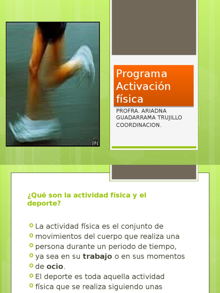 Beneficios de la Activación Física | PDF | Estilo de vida