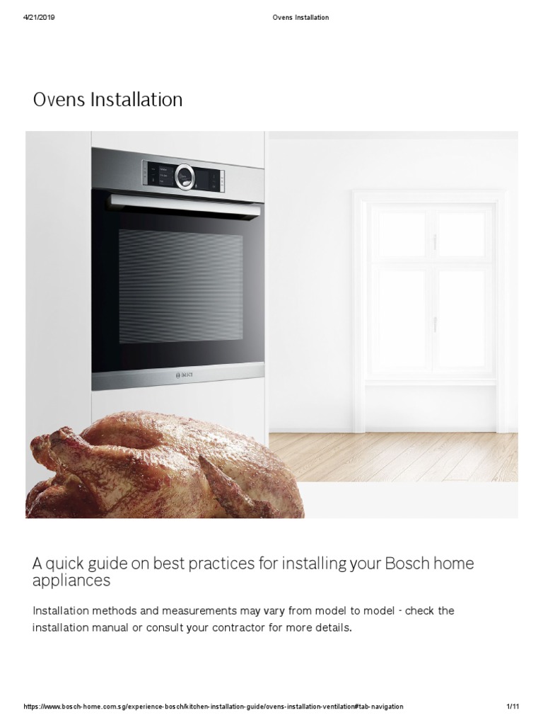 Ovens Installation: A Quick Guide On Best Practices For Installing Your ...
