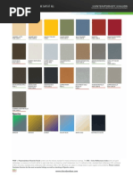 Alucobond Color Chart | PDF | Color | Silver