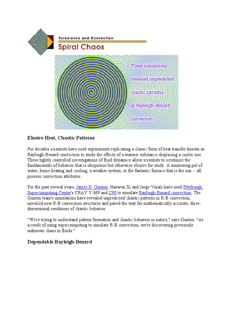 Elusive Heat, Chaotic Patterns: James D. Gunton Pittsburgh ...