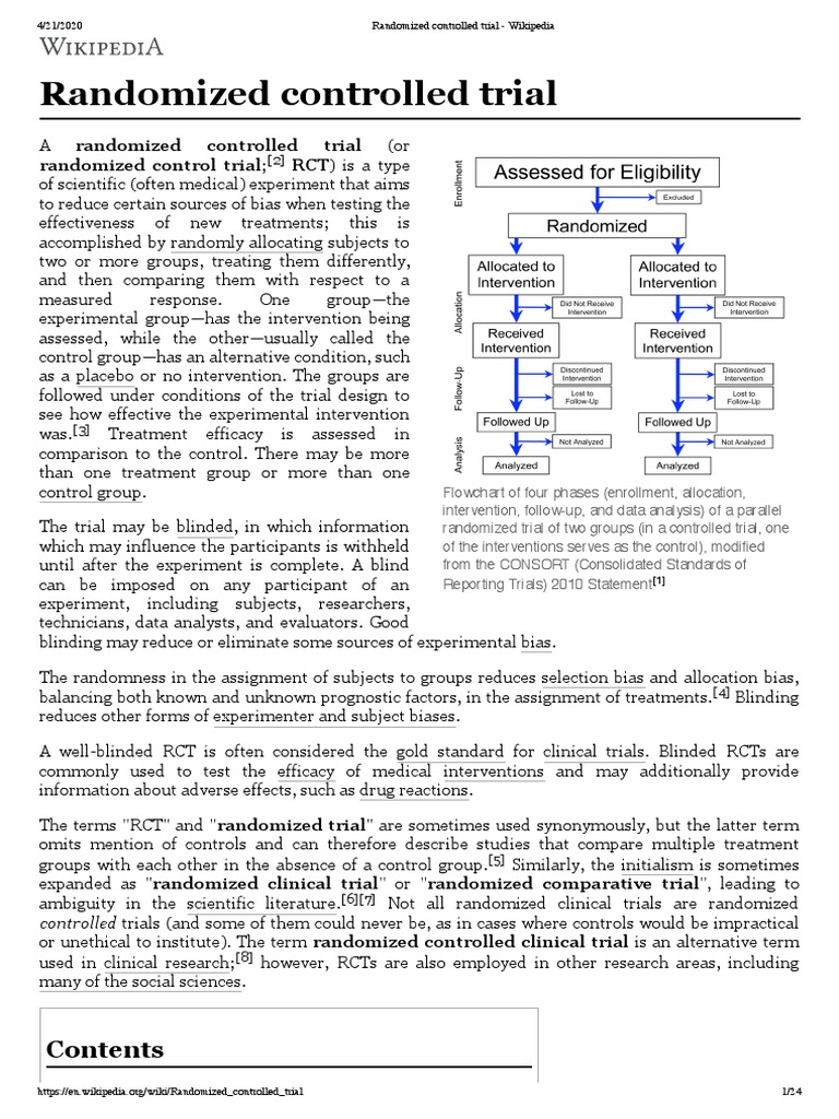 Randomized Controlled Trial | PDF | Randomized Controlled Trial | Meta ...