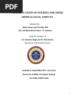 Blunt and Sharp Force Injury Classifications | PDF | Medical ...