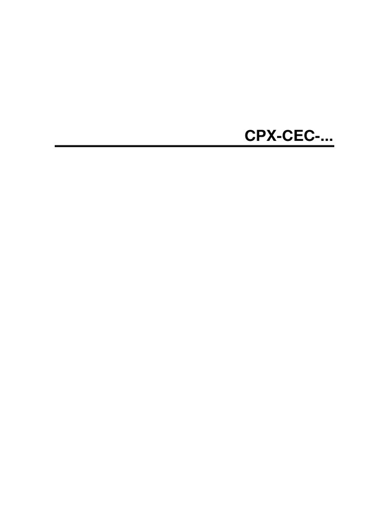 01 CoDeSys PB Festo CPX-CEC de PDF | PDF