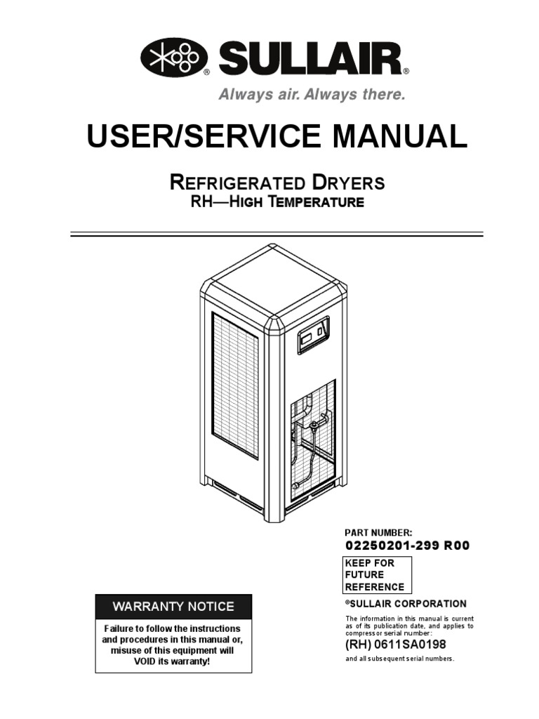 RH Manual 02250201-299 R00 English PDF | PDF | Clothes Dryer | Heat ...