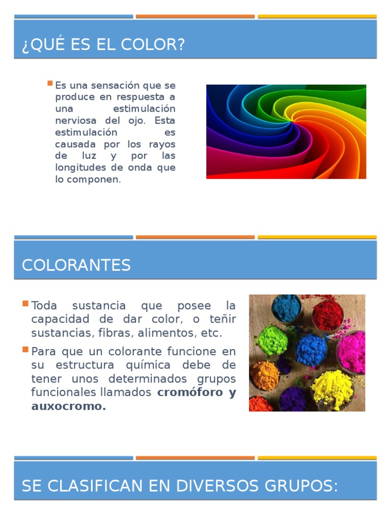 COLORANTES | PDF | Color | Plantas