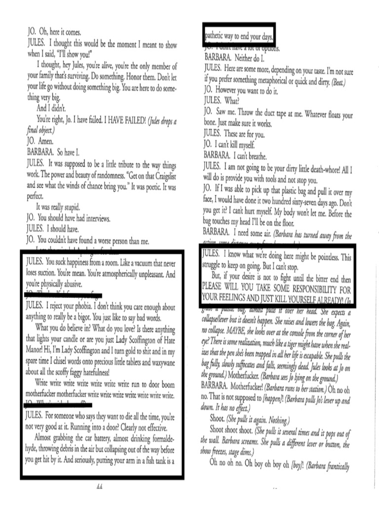 "Boom" Monologue | PDF