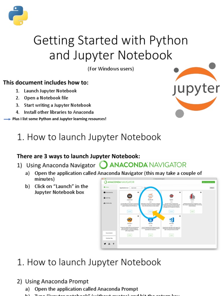 Jupyternotebook Tutorial Bypaige | PDF | Computer File | System Software