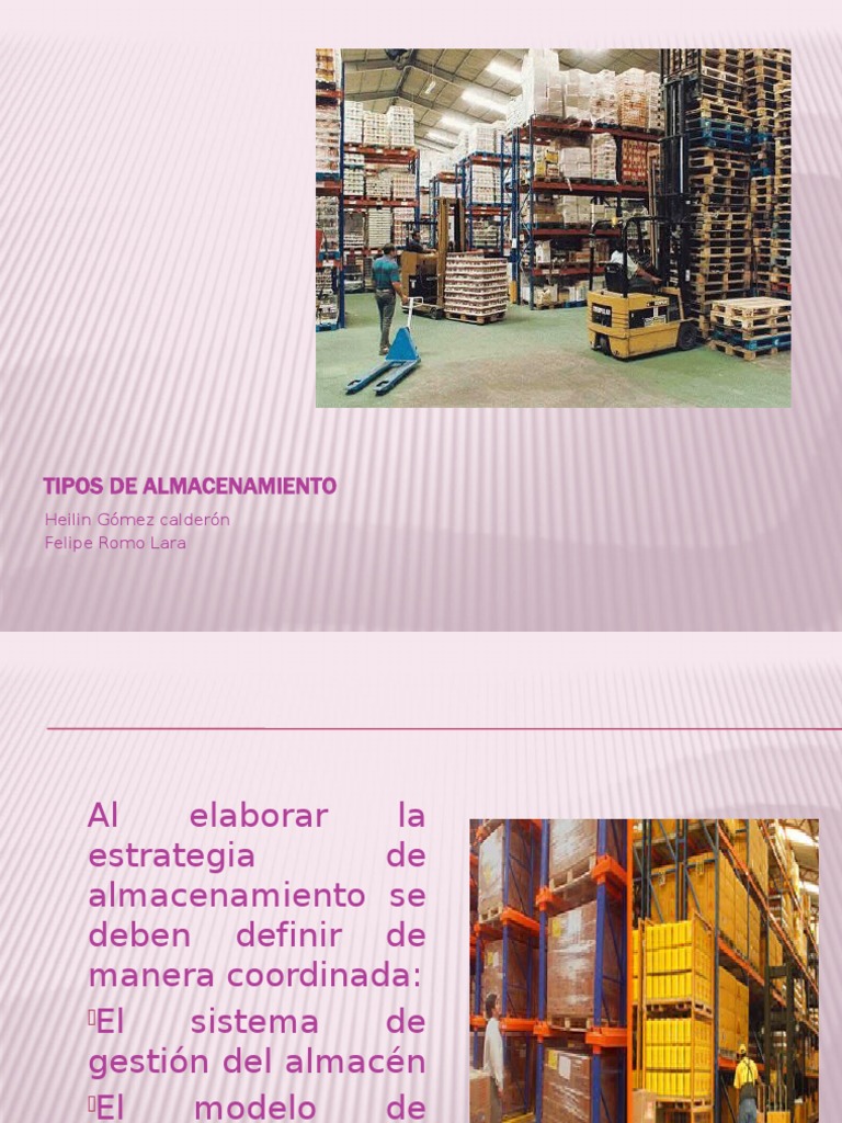 Acta 14 Tipos-De-Almacenamiento | PDF | Almacén | Transporte